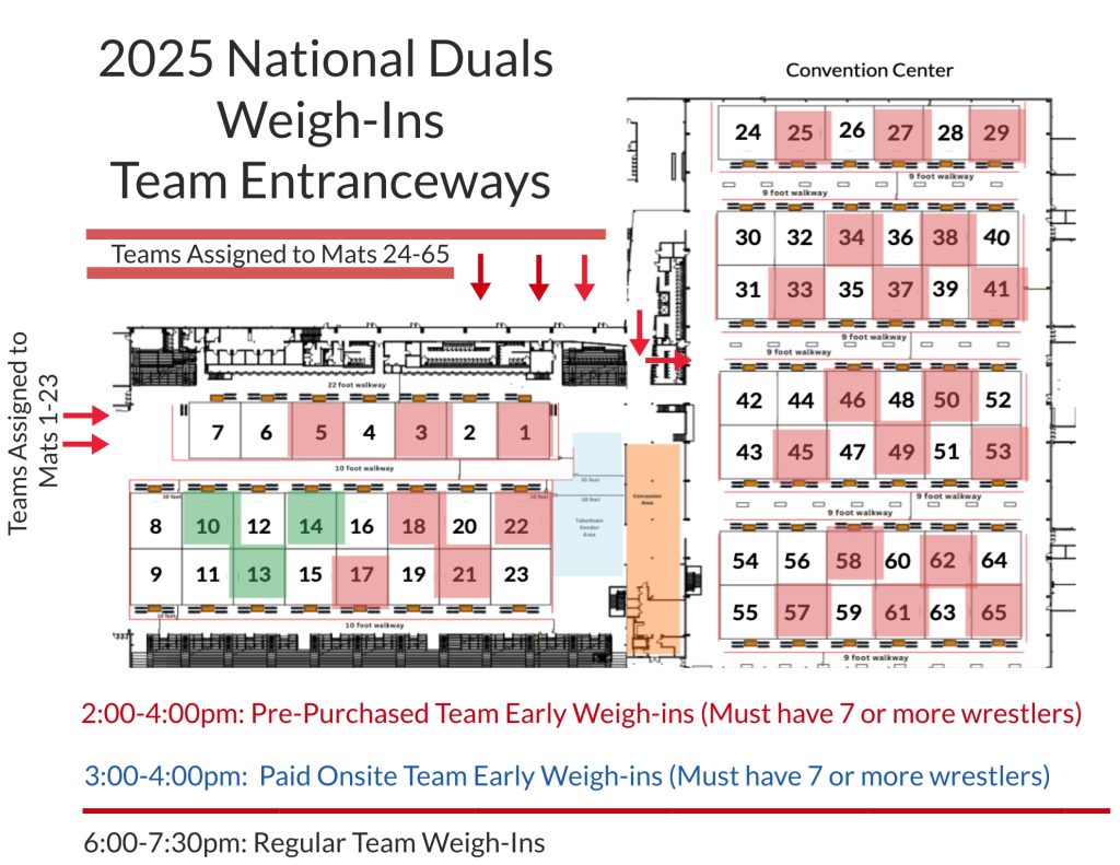 2025 National Duals Friday Info – National High School Coaches Association